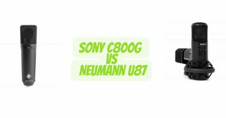 Sony C800G vs Neumann U87 - All For Turntables