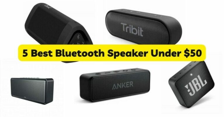 5 Best Bluetooth Speaker Under $50 - All For Turntables
