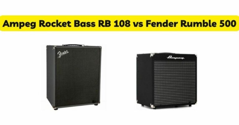 Ampeg Rocket Bass RB 108 vs Fender Rumble 500 - All For Turntables