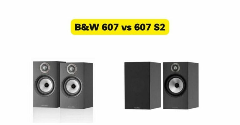 B&W 607 vs 607 S2 - All For Turntables