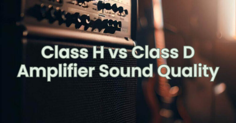Class H vs Class D Amplifier Sound Quality - All For Turntables