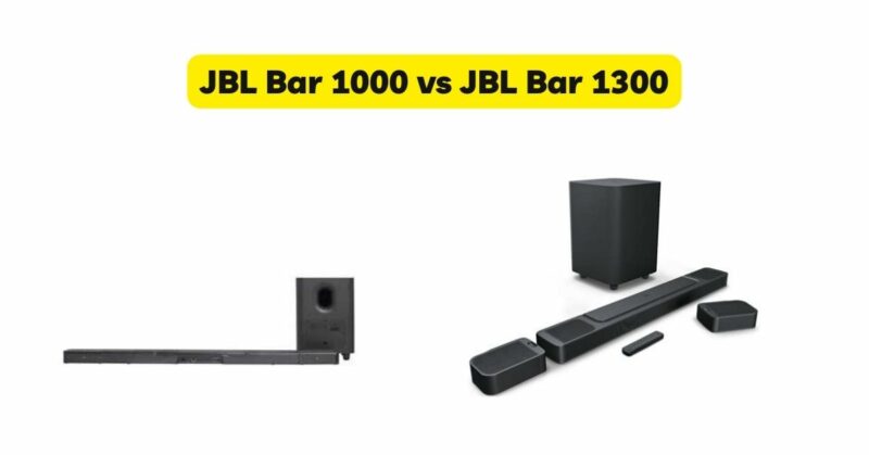JBL Bar 1000 vs JBL Bar 1300 - All For Turntables