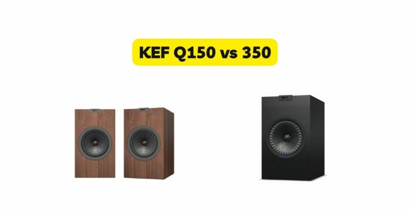 KEF Q150 vs 350 - All For Turntables