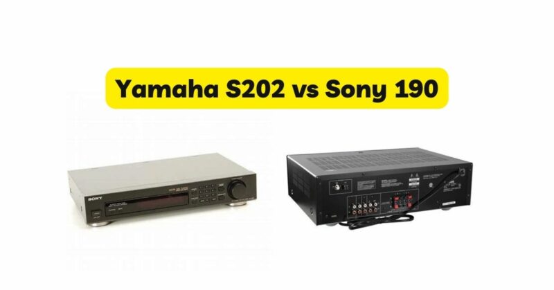 Yamaha S202 vs Sony 190 - All For Turntables