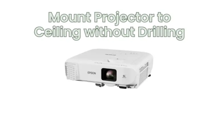 Mount Projector to Ceiling without Drilling - All For Turntables