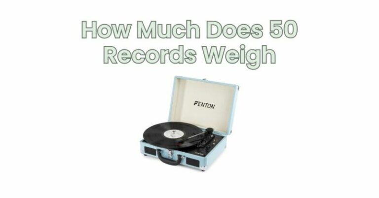 How Much Does 50 Records Weigh - All For Turntables