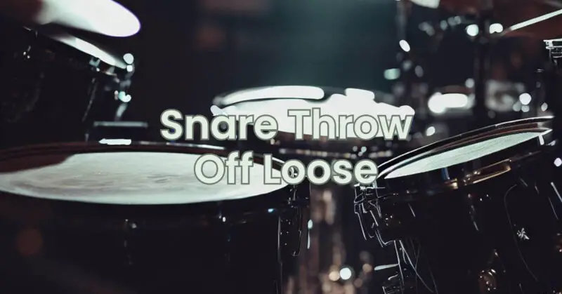 Snare Throw Off Loose - All For Turntables