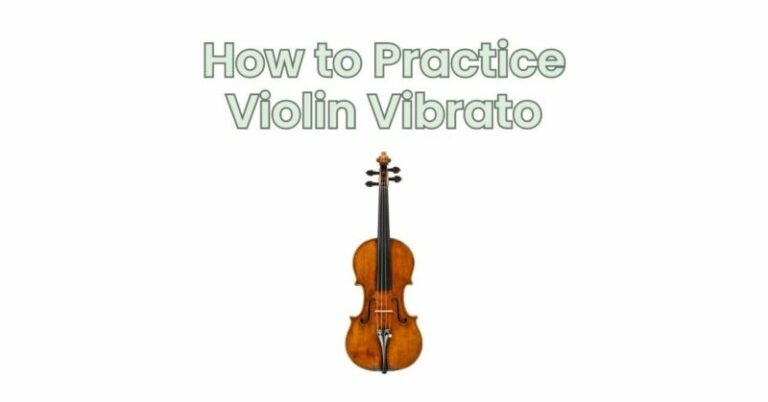 How to Practice Violin Vibrato - All For Turntables