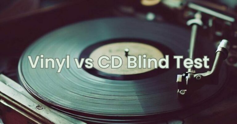 Vinyl vs CD blind test - All For Turntables