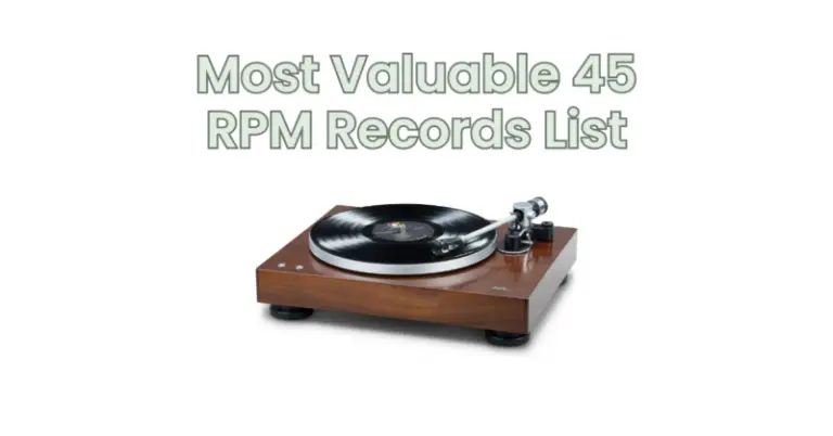 Most Valuable 45 RPM Records List - All For Turntables