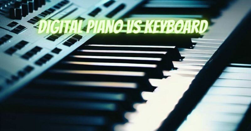 Digital piano vs keyboard - All For Turntables