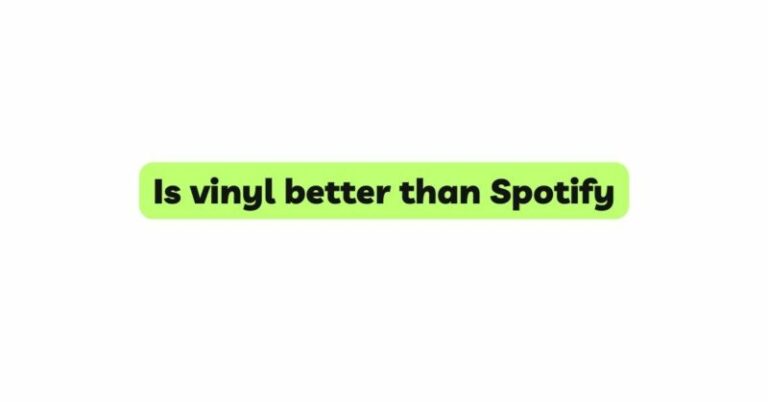 Is vinyl better than Spotify - All For Turntables Is vinyl better than Spotify - All For Turntables