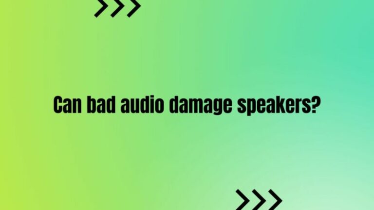 Can bad audio damage speakers? - All For Turntables
