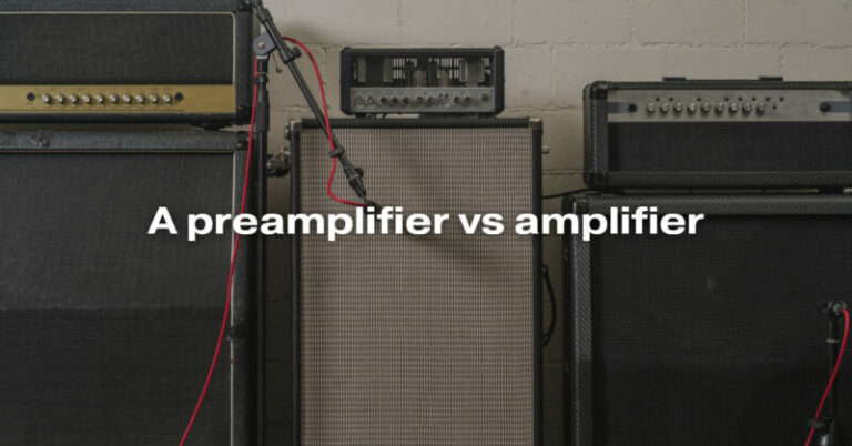 A preamplifier vs amplifier - All For Turntables