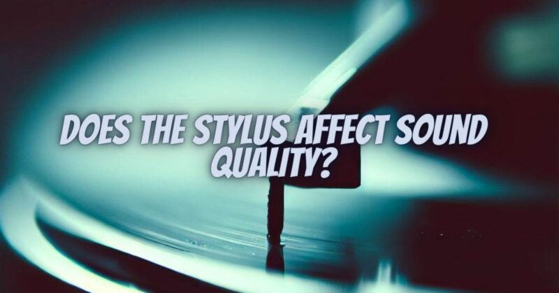 The Impact of Stylus Shape on Sound Quality - All For Turntables