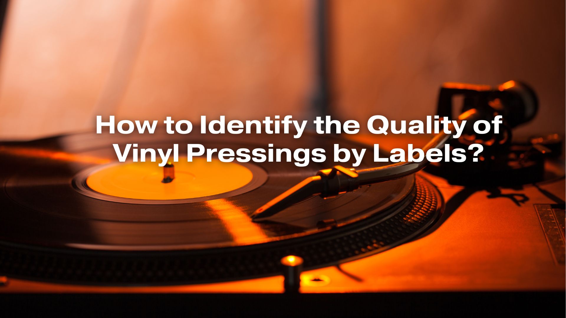 How to Identify the Quality of Vinyl Pressings by Labels? - All For ...