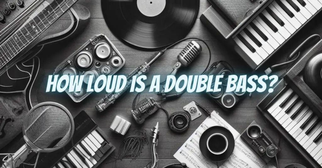How Loud Is A Double Bass All For Turntables