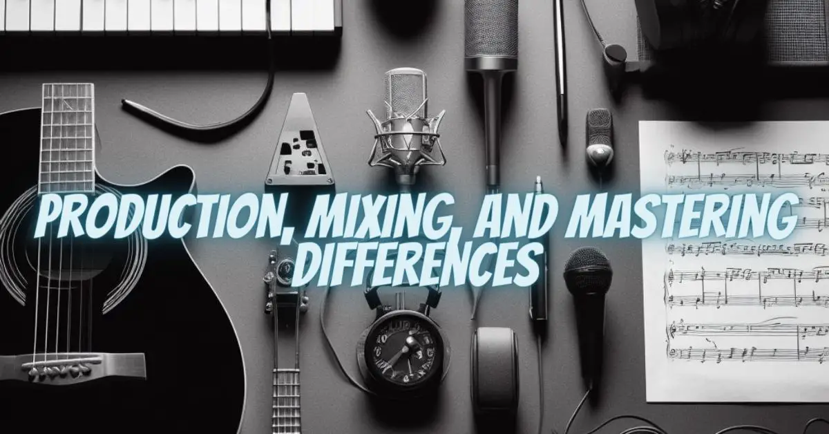 Production, Mixing, and Mastering Differences - All For Turntables