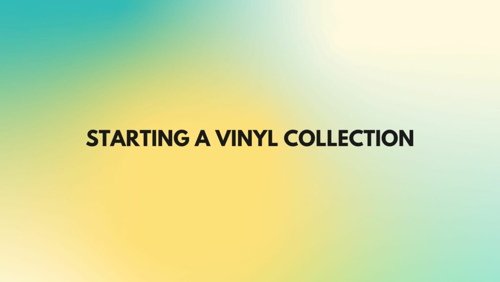 Starting a vinyl collection - All For Turntables