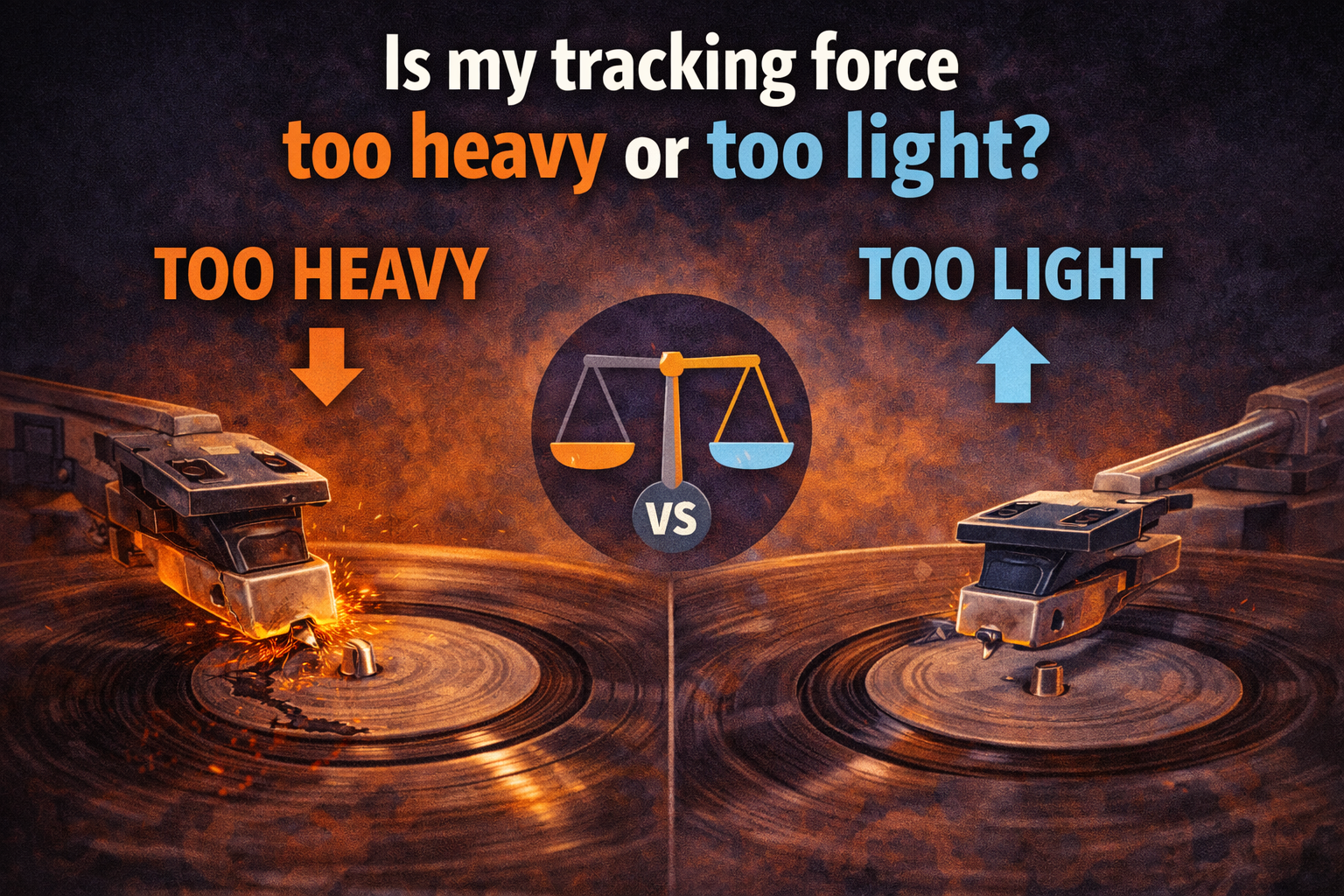 Is My Tracking Force Too Heavy or Too Light? - All For Turntables